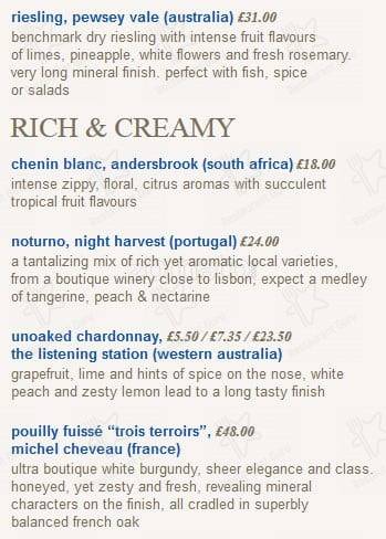 Menu at Albert’s Didsbury Restaurant & Bar, Manchester