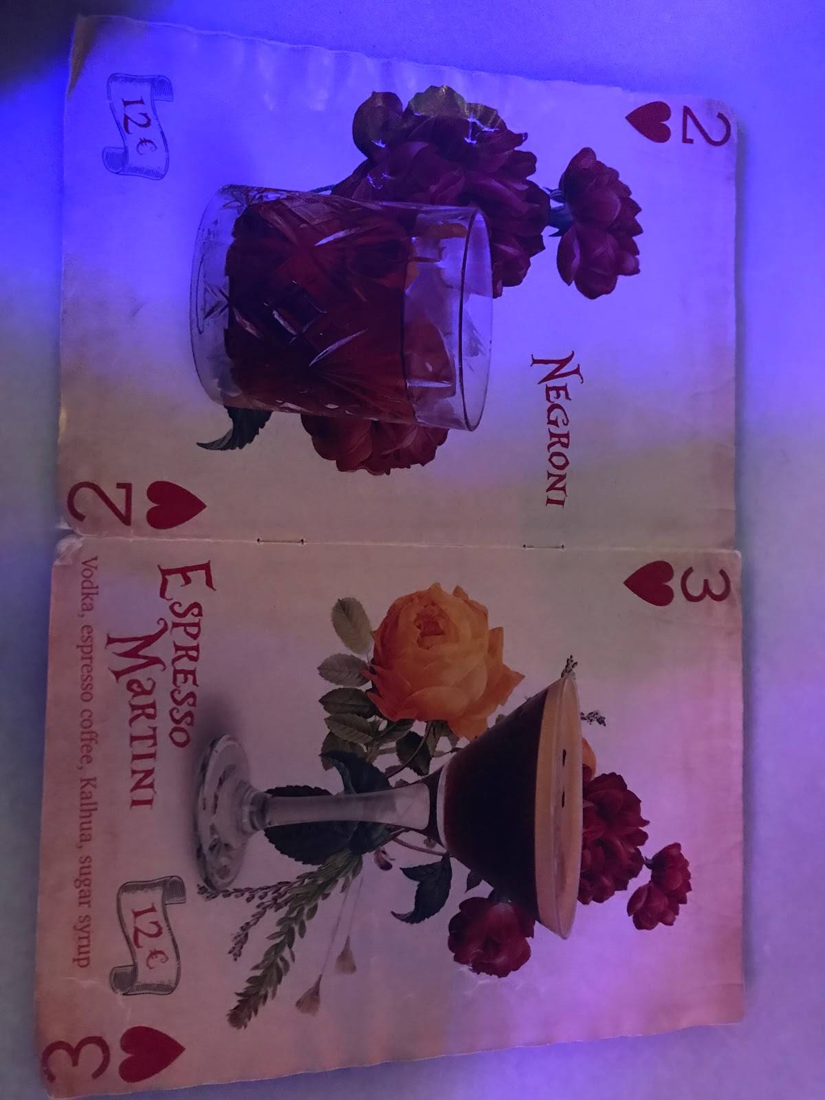 Carta del restaurante Alice Garden, Barcelona, C/ del Pau Claris