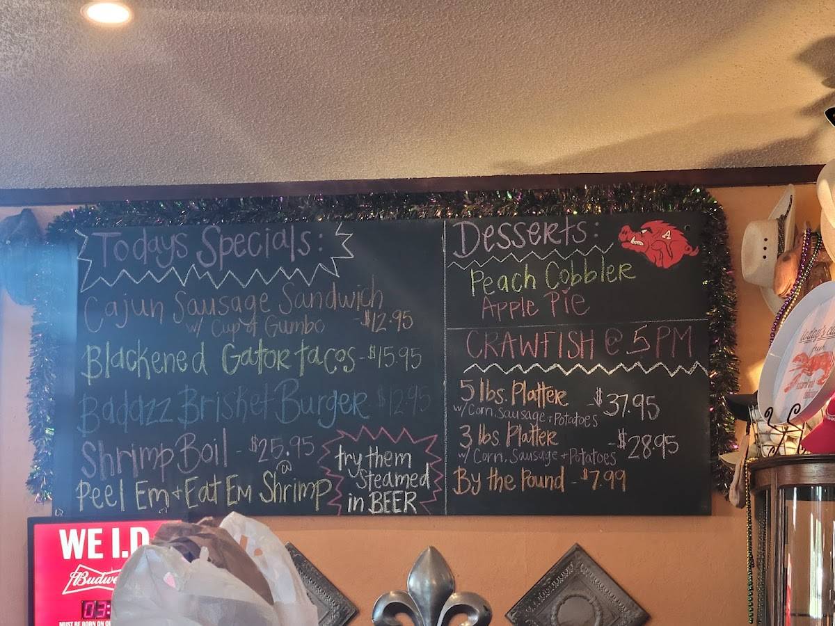 Menu at Almost Famous Smokehouse & Grill BBQ, Conway