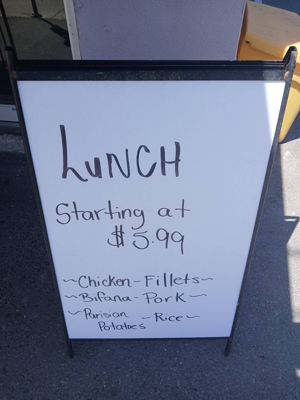 Menu at Alves Meats & Variety restaurant, Hamilton