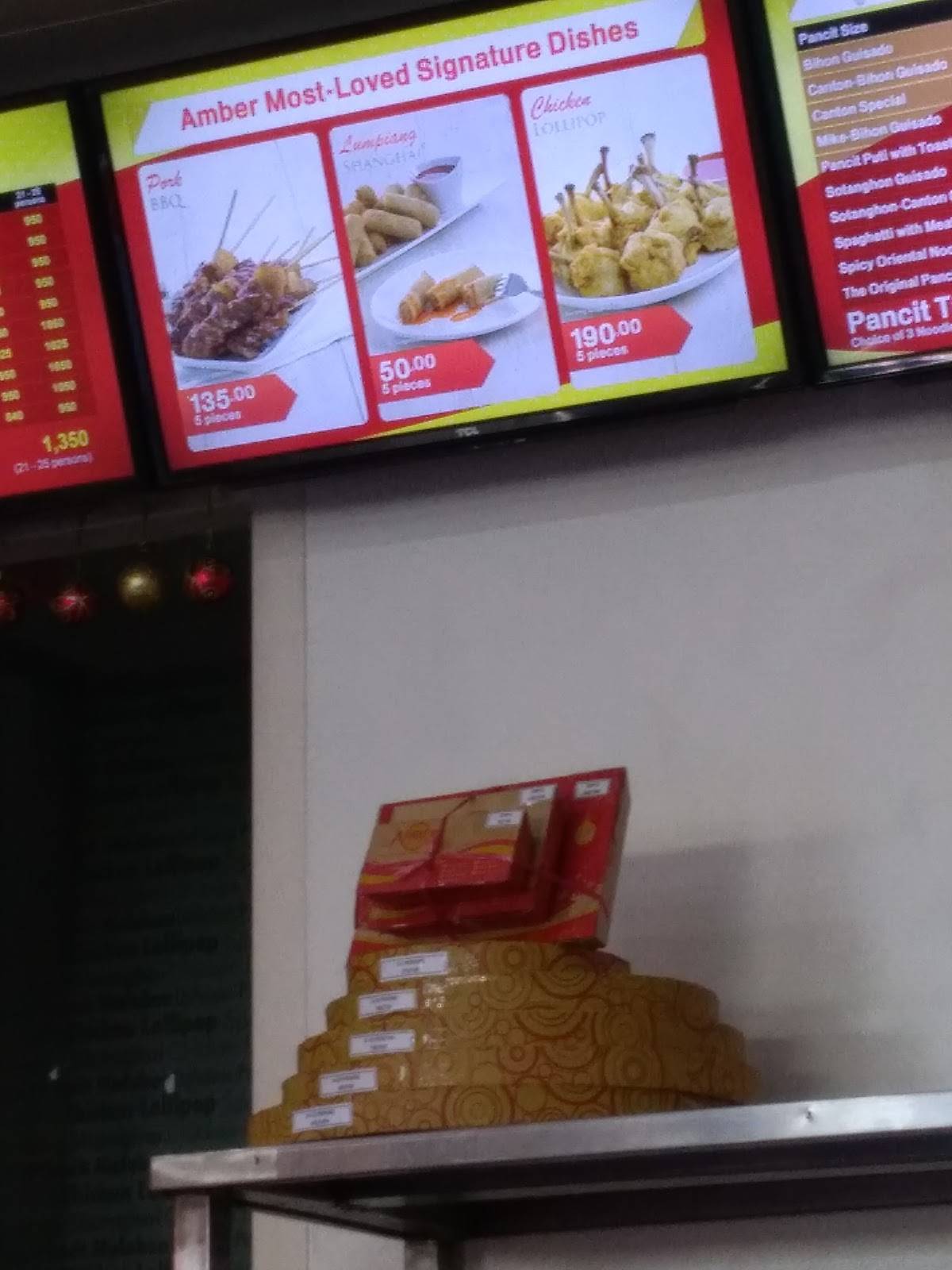 Menu at Amber Golden Chain of Restaurants Parañaque, Parañaque, Dr ...