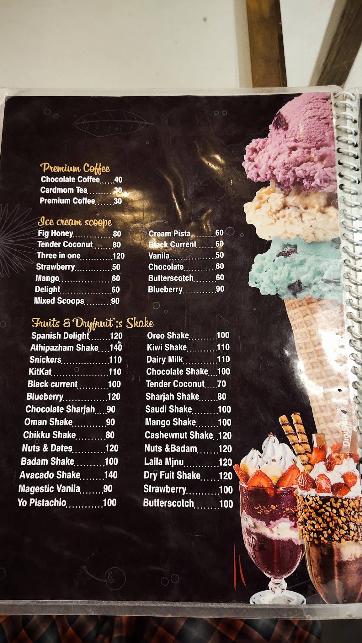 Menu at CAFE LOFT, Anchal