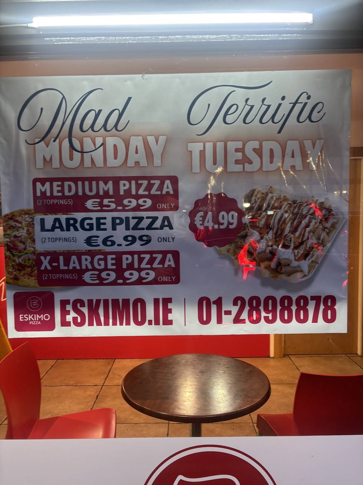 Menu at Apache Pizza Deansgrange pizzeria, Ireland, 31 Deansgrange Rd
