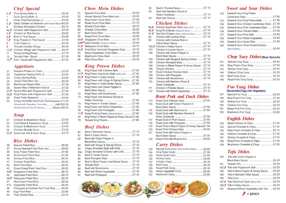 Menu at Aroma Takeaway fast food, Wellingborough, 12 Farm Rd