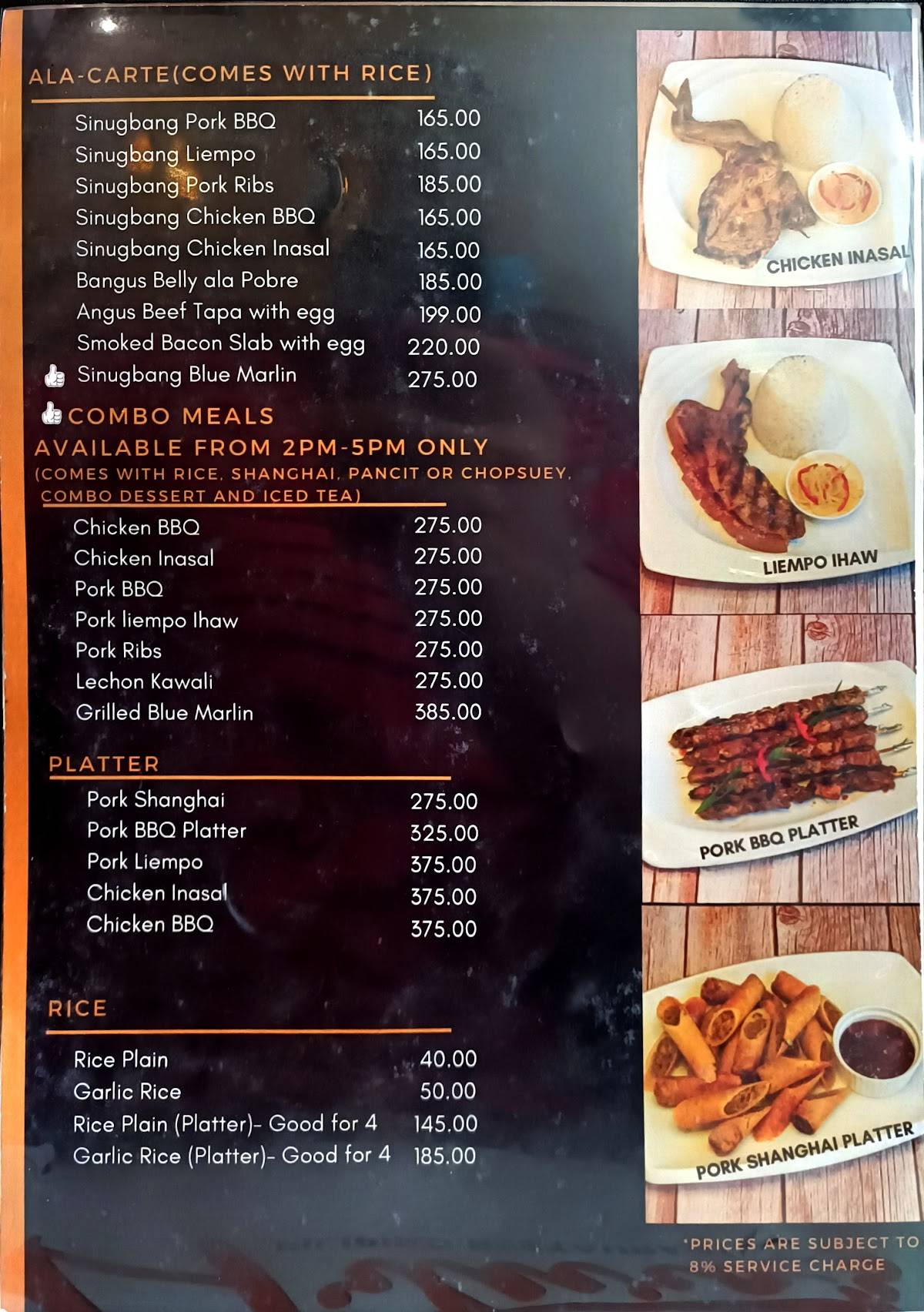 Menu at Arturo's Filipino Restaurant & Bar - DOWNTOWN, Cagayan de Oro