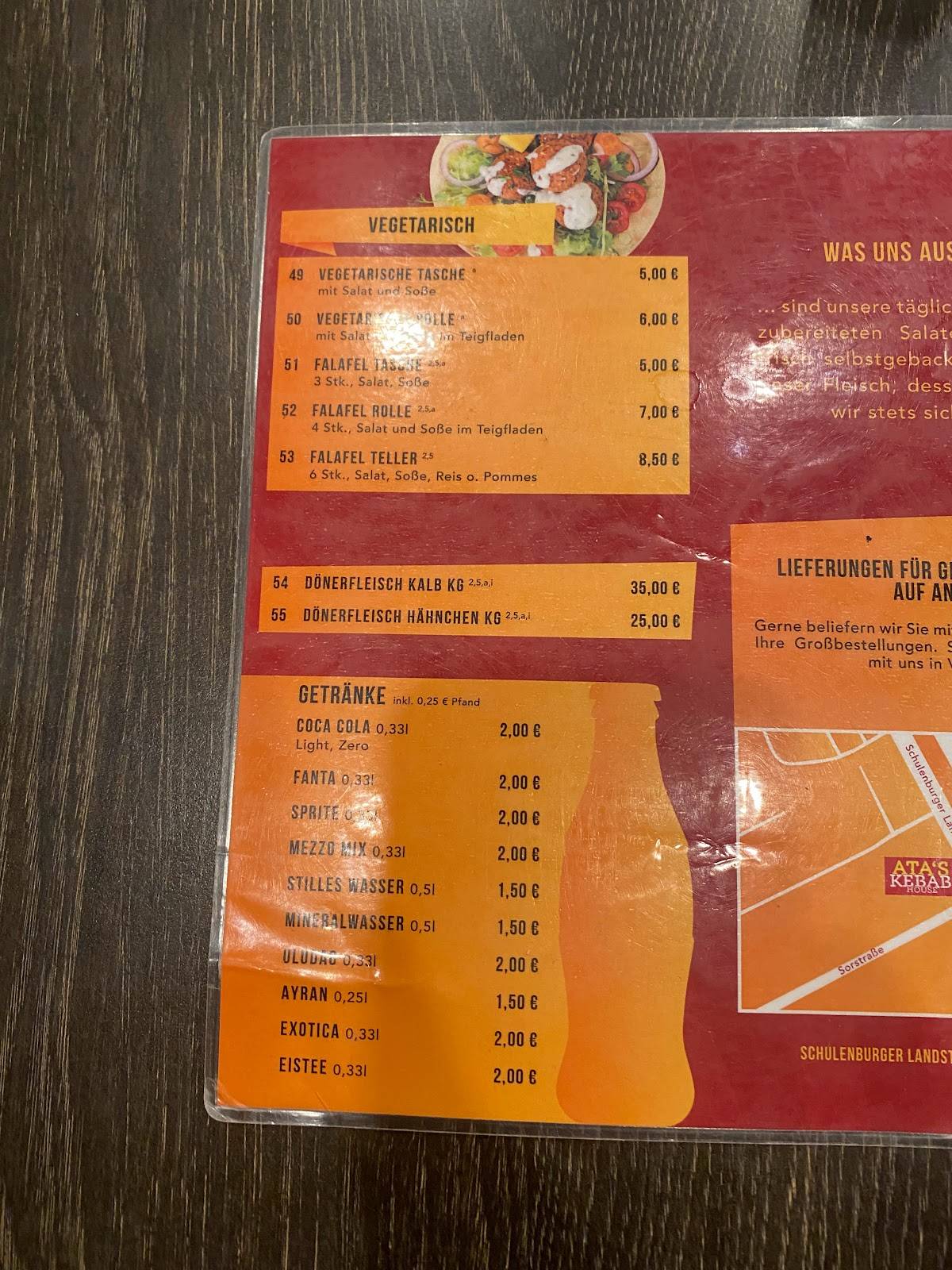 Wunderbar Atas Kebab House Halal Bild