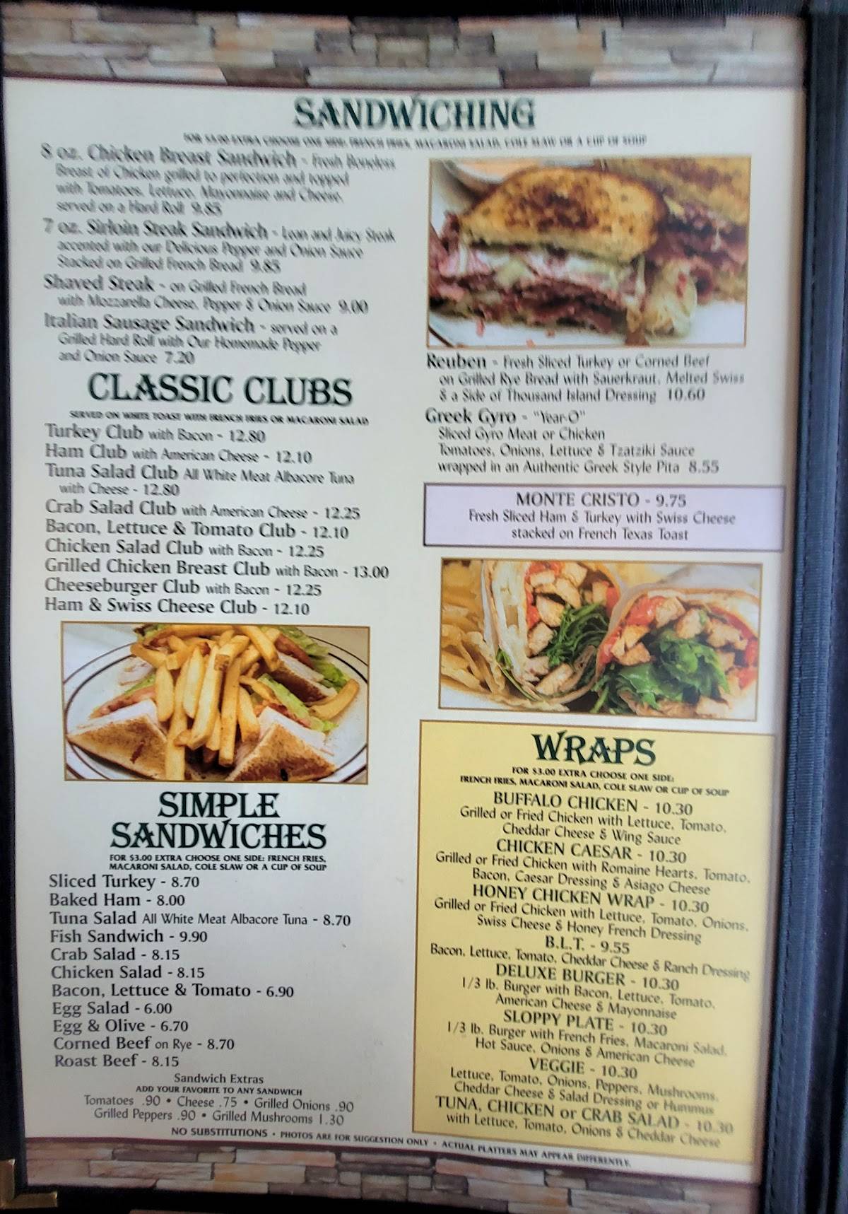 Menu at Atlantic Family Restaurant, Webster