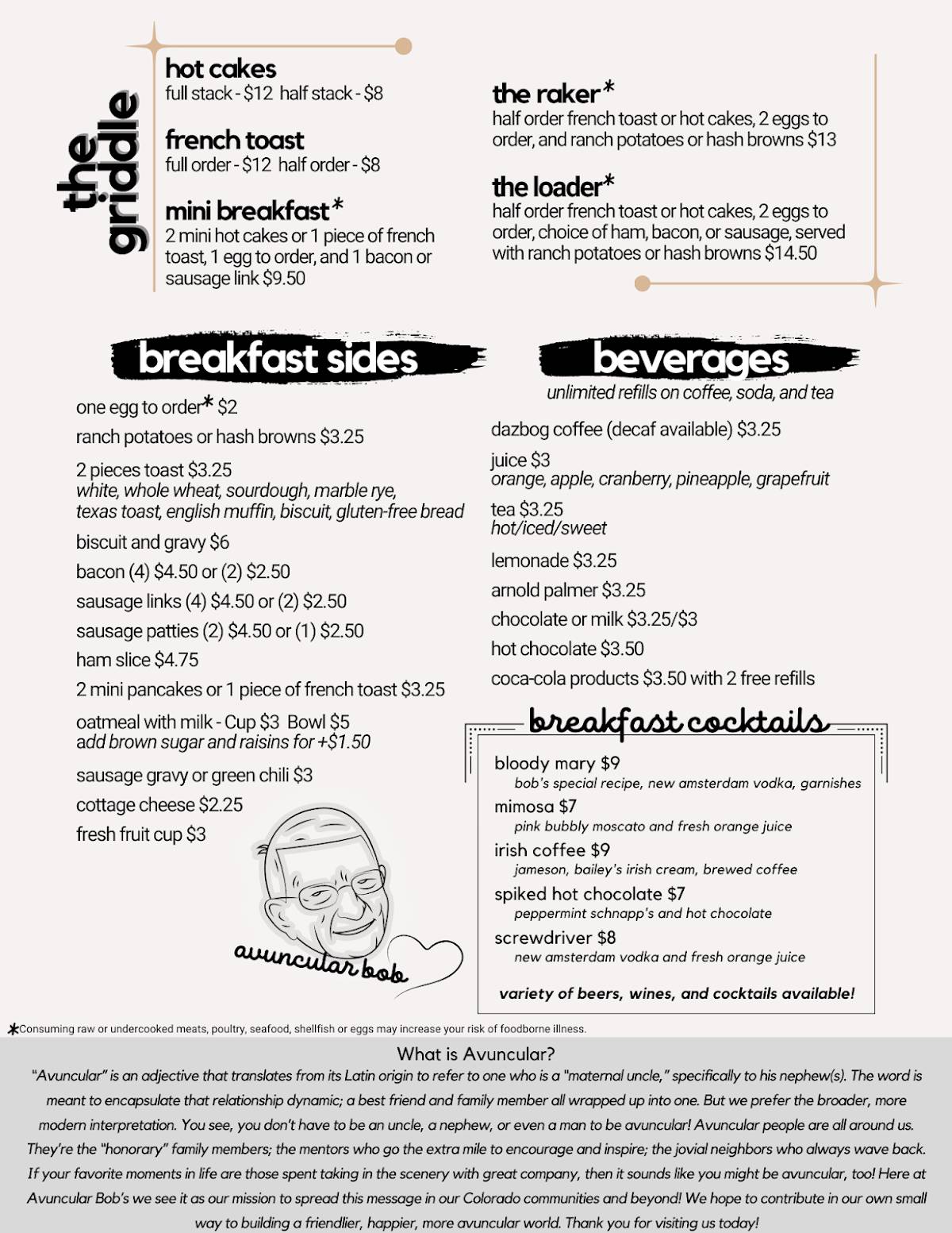 Menu at T Bar, Wellington, W Cleveland Ave