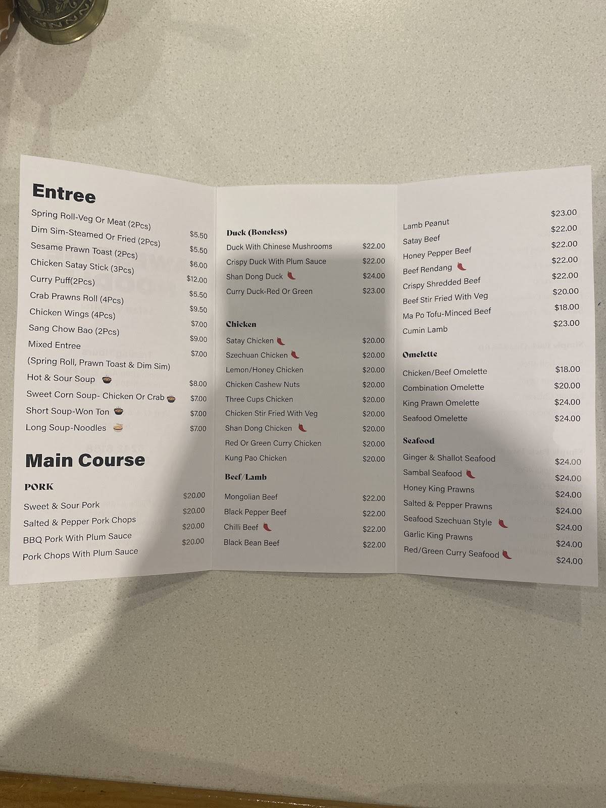 Menu at Awesome Noodle Asian Cusine restaurant, Kaleen, Shop 4/6 Gwydir ...