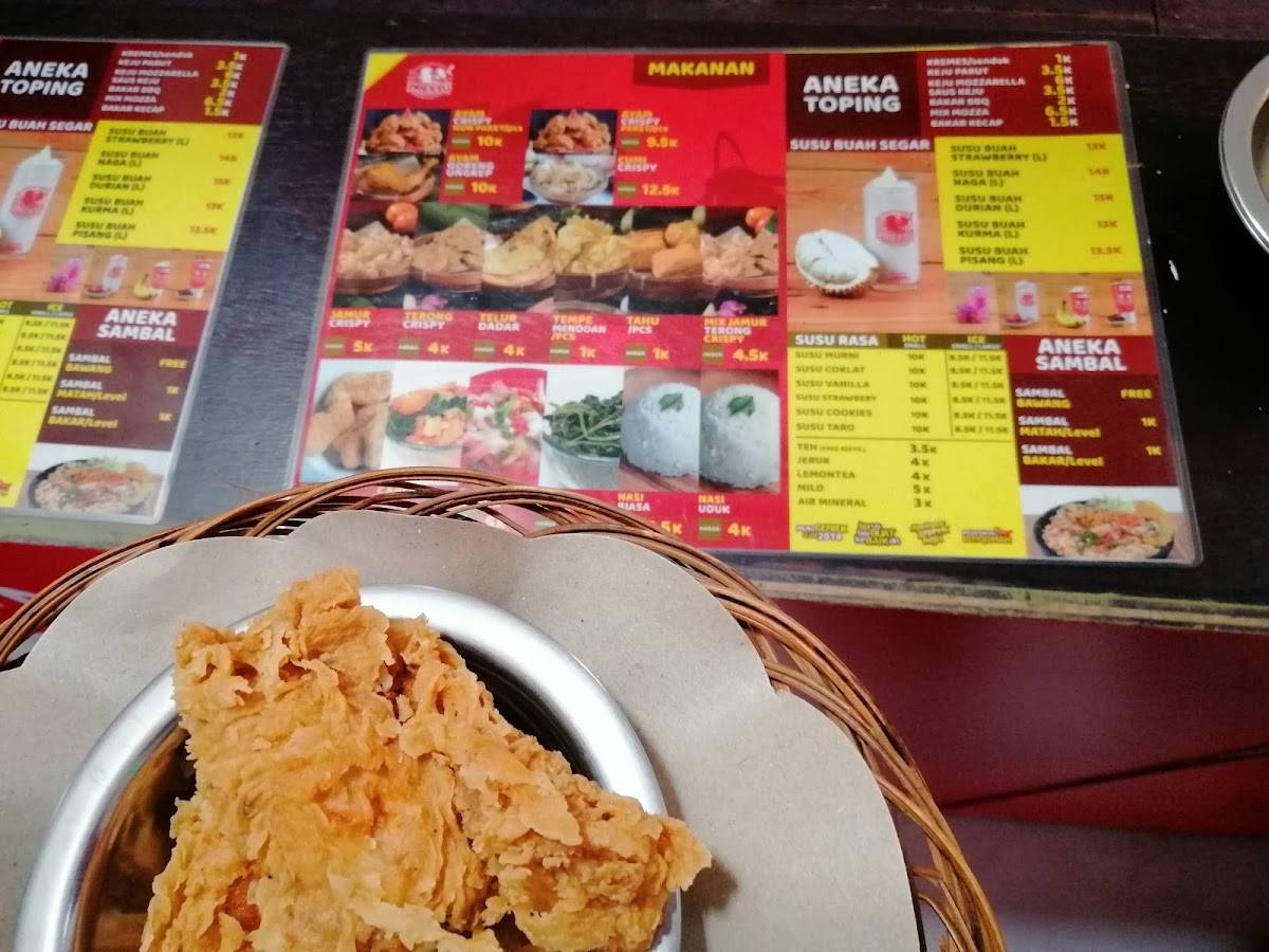 Menu at Ayam Geprek & Susu (PREKSU) restaurant, Malang