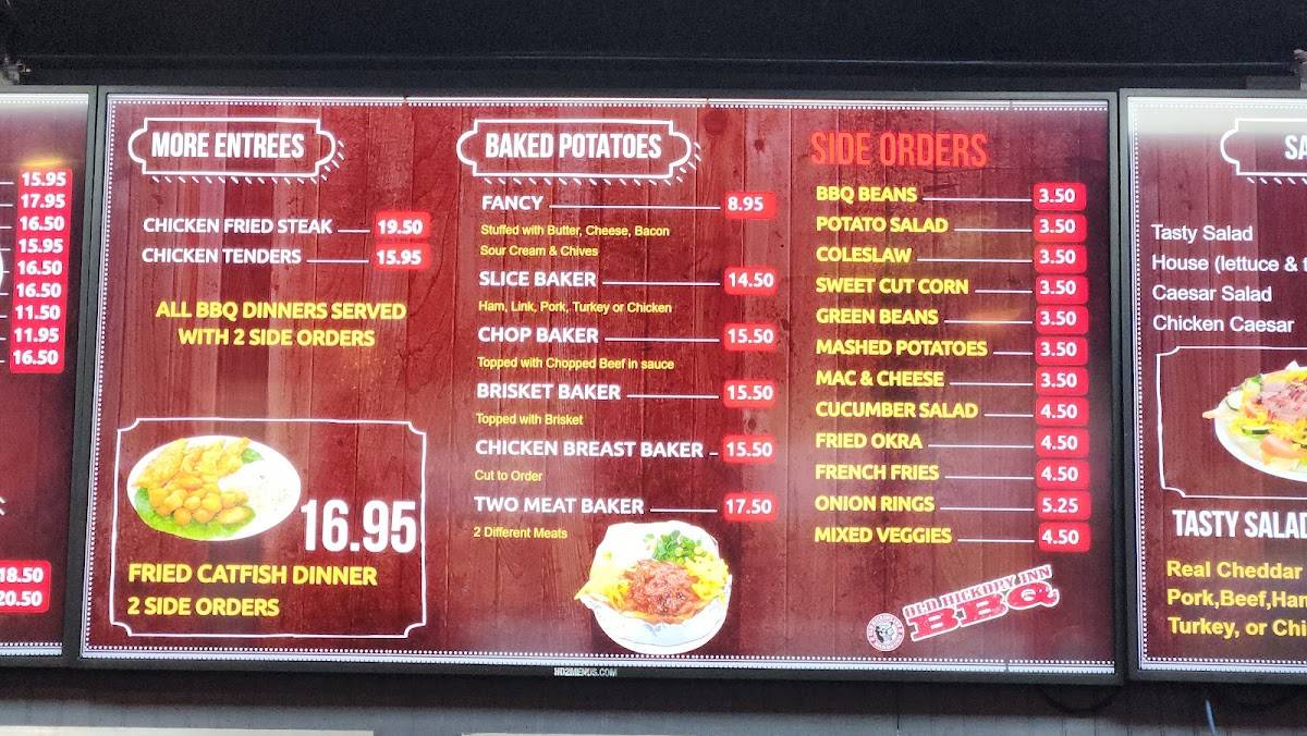 Menu at Old Hickory Inn Barbecue, Missouri City, FM 1092 Rd #400