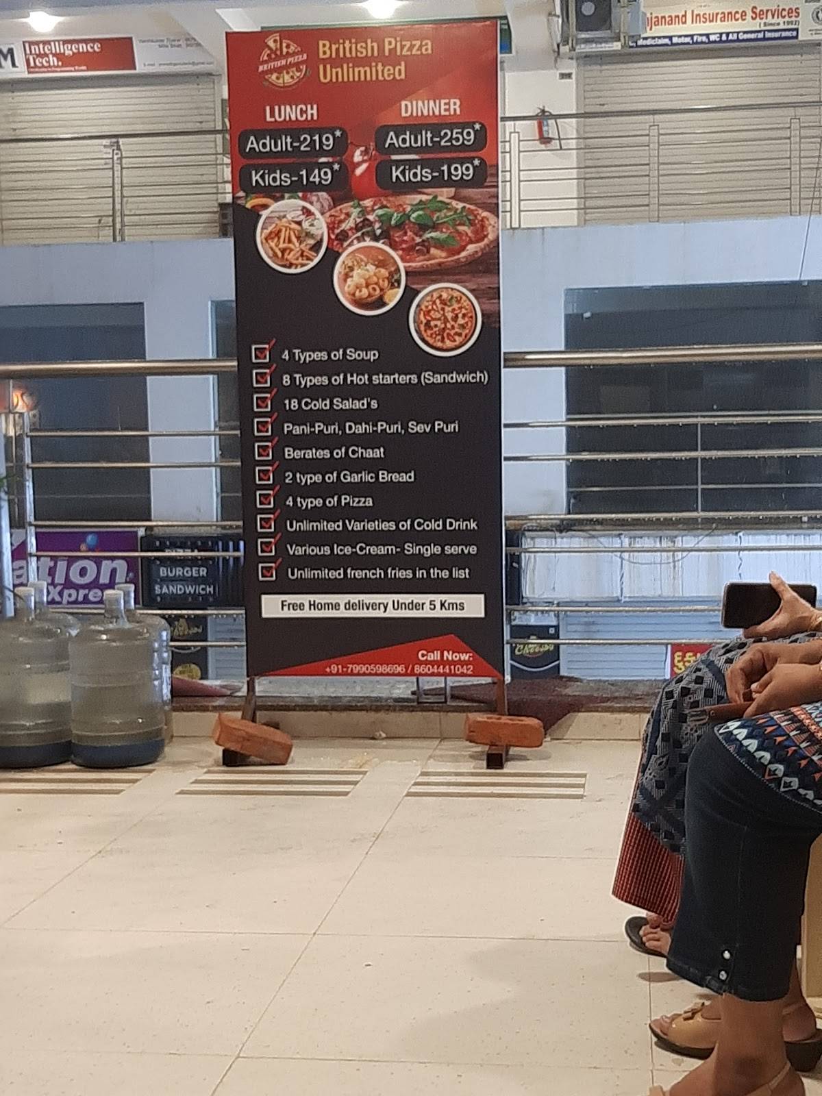 Menu at British Pizza Nikol, Ahmedabad