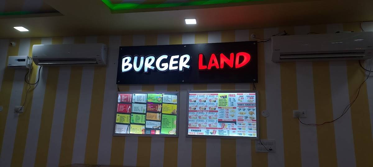 Menu at BURGER LAND, Bhind