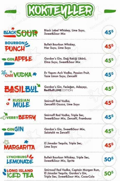 Menu at Babylon, Istanbul, Babylon. Bomontiada. Tarihi Bomonti Bira ...