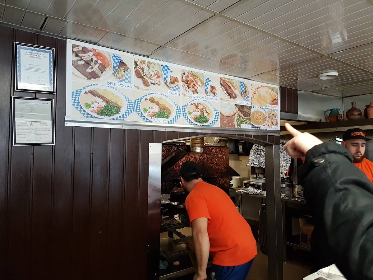 Menu at Baraka Pita Bakery & Restaurant, Winnipeg