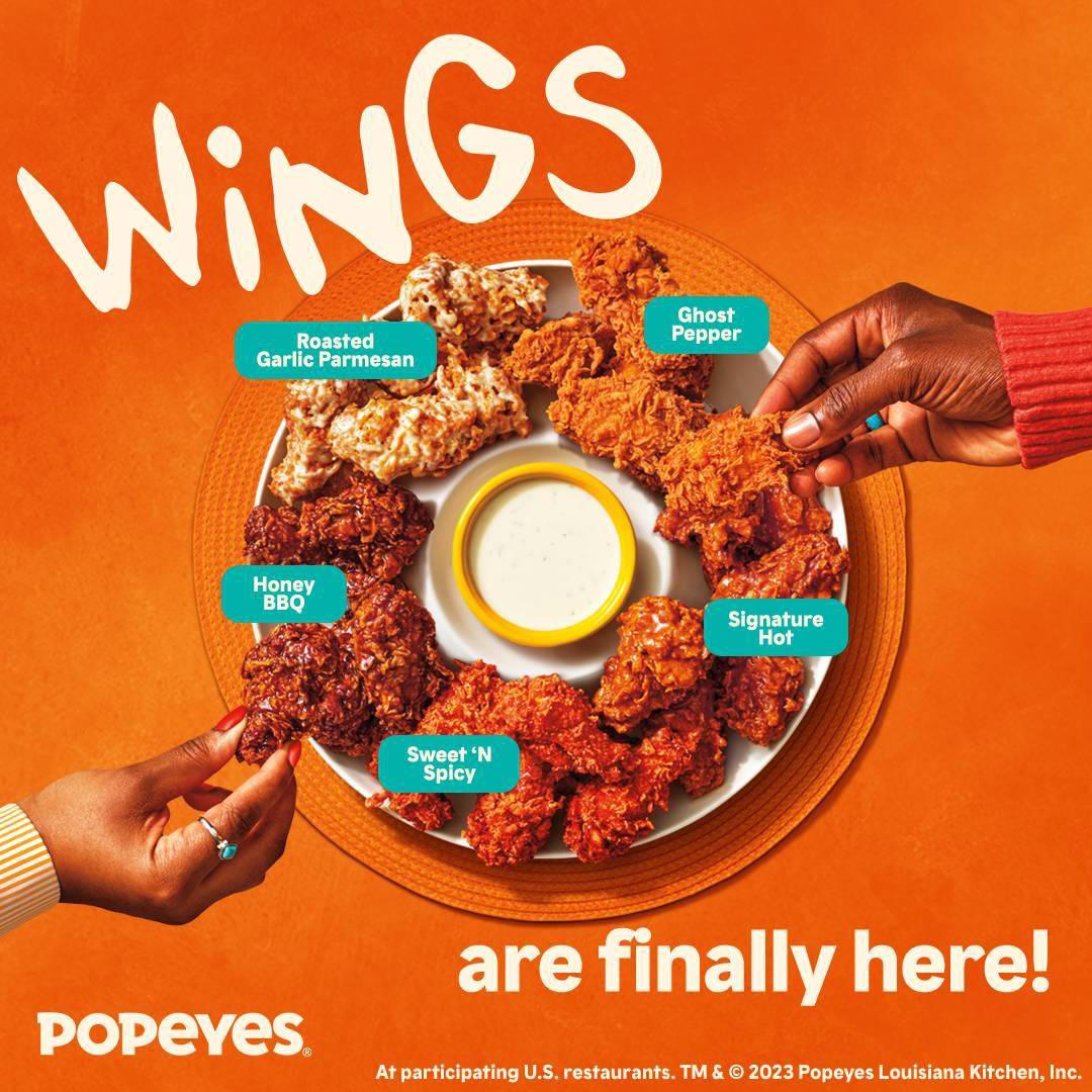 Menu at Popeyes Louisiana Kitchen fast food, Barrie, 201 Fairview Rd