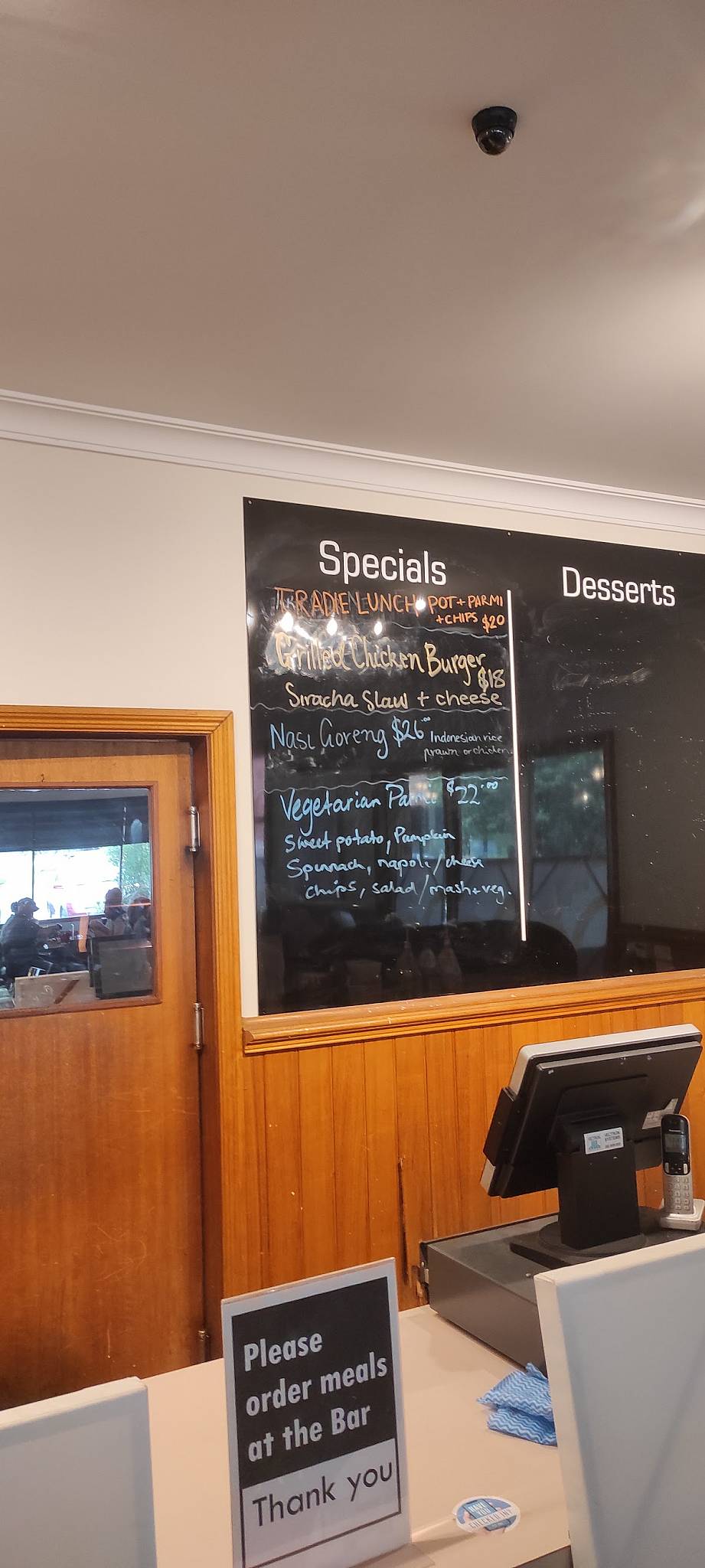 Menu at Barwon Hotel, Winchelsea, Winchelsea, 1 Main St