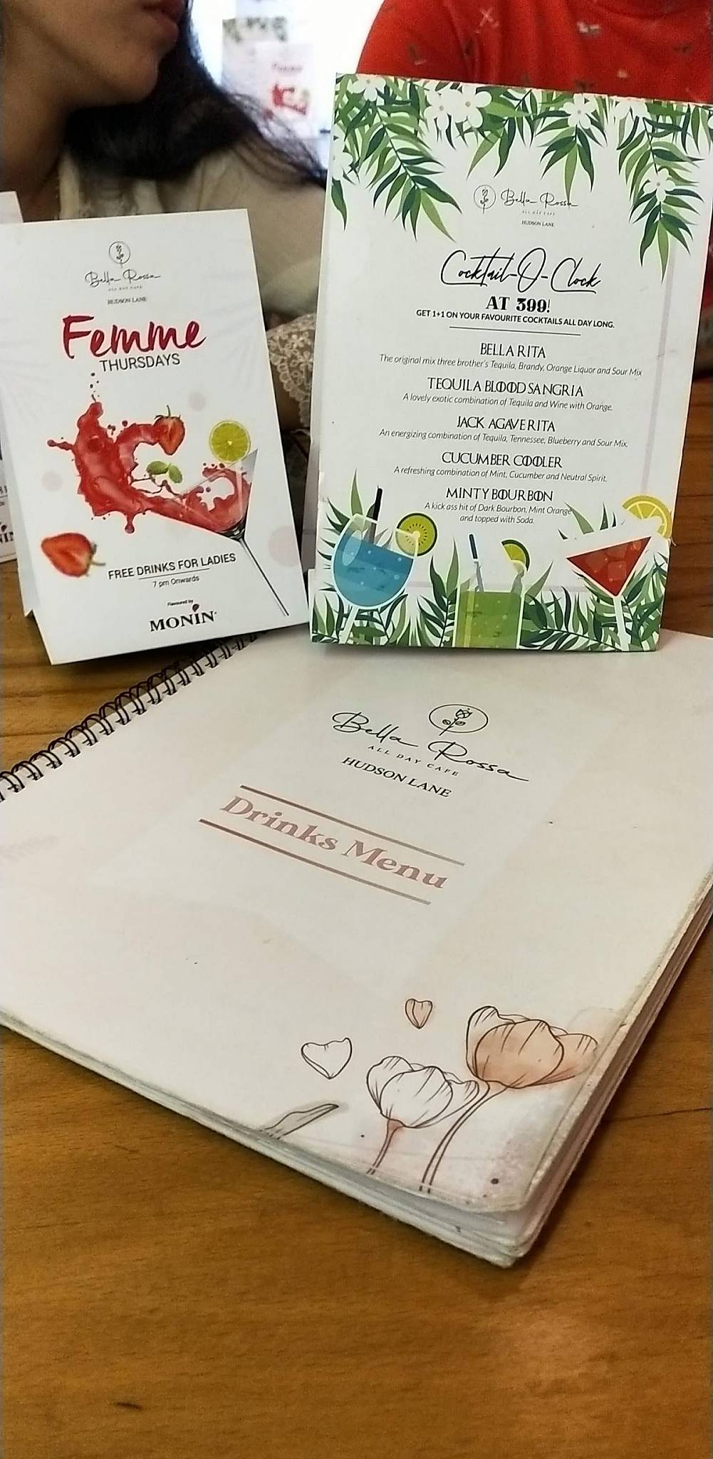 Menu at Bella Rossa, Delhi, Plot No. G