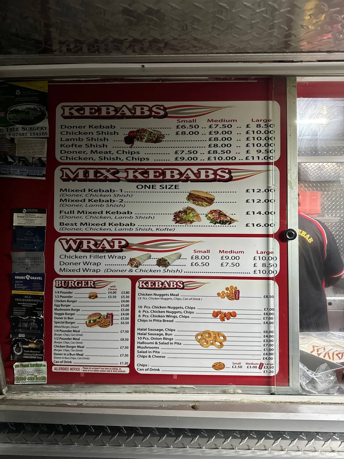 Menu at Chelmsford Best Kebab, Chelmsford
