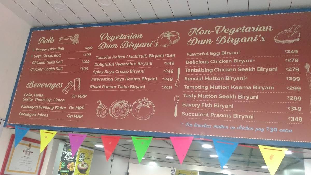 Menu at Biryani Queen, Gurugram, M-219