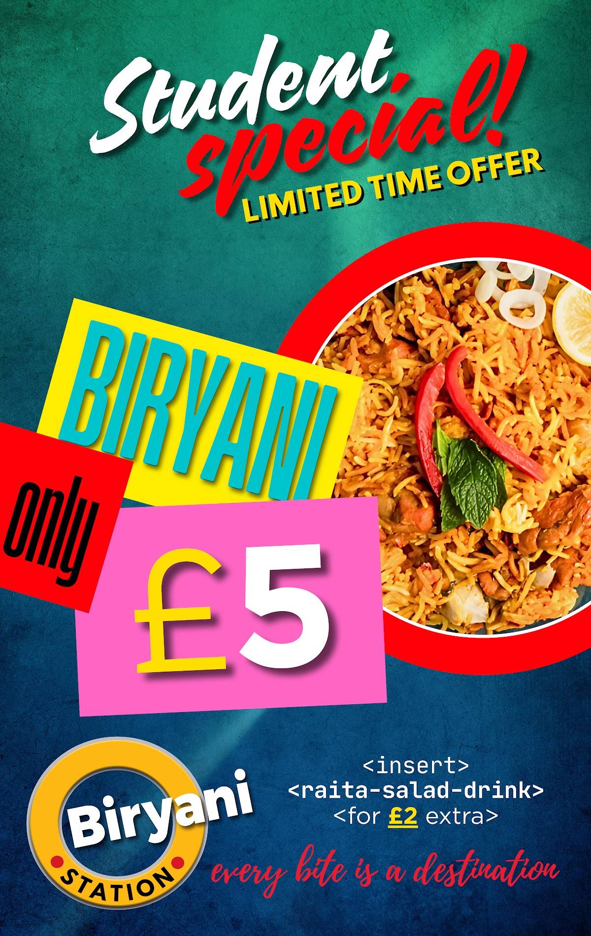 Menu at Biryani Station restaurant, Smethwick