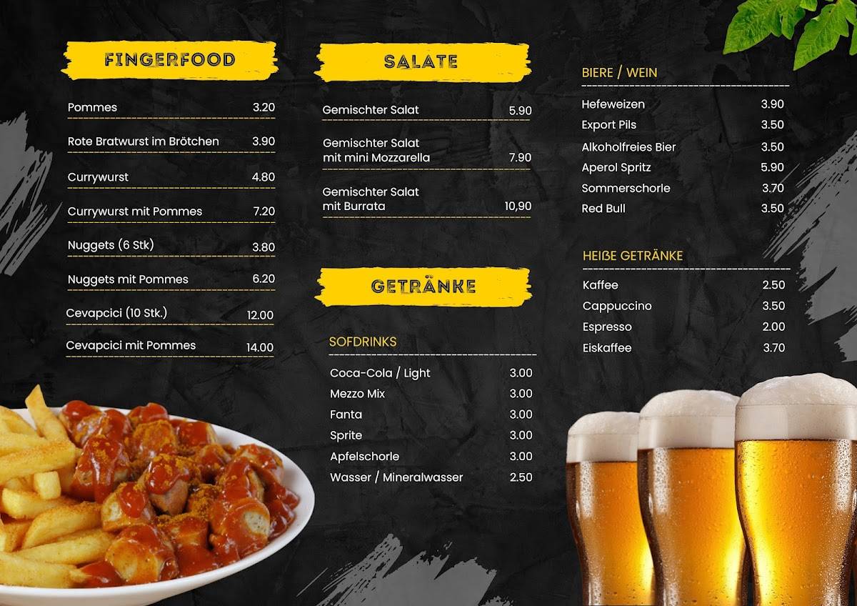Speisekarte von Bistro am Freibad Goldbach, Crailsheim