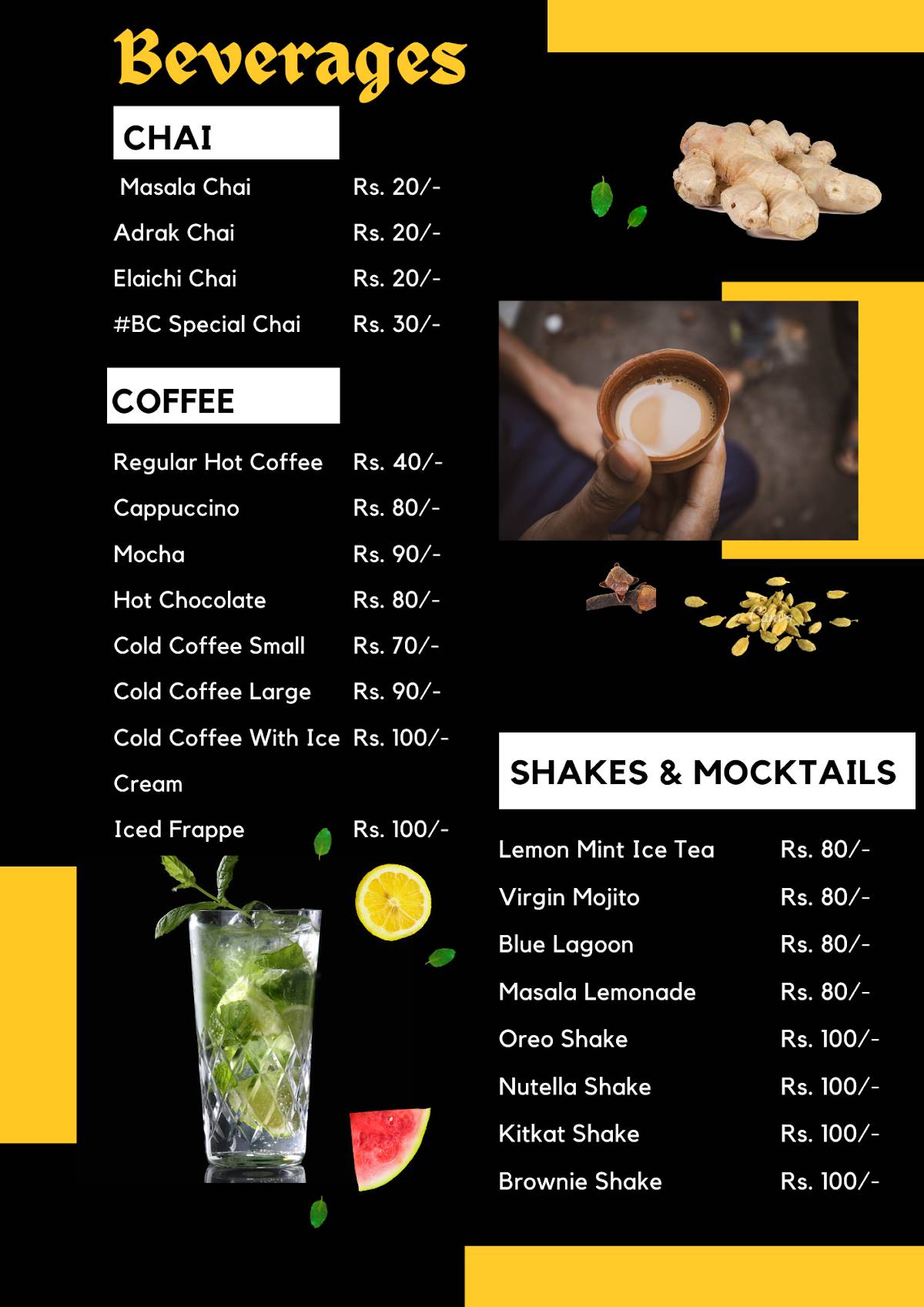 Menu at Bloom Cafe - The pool cafe, Jaipur
