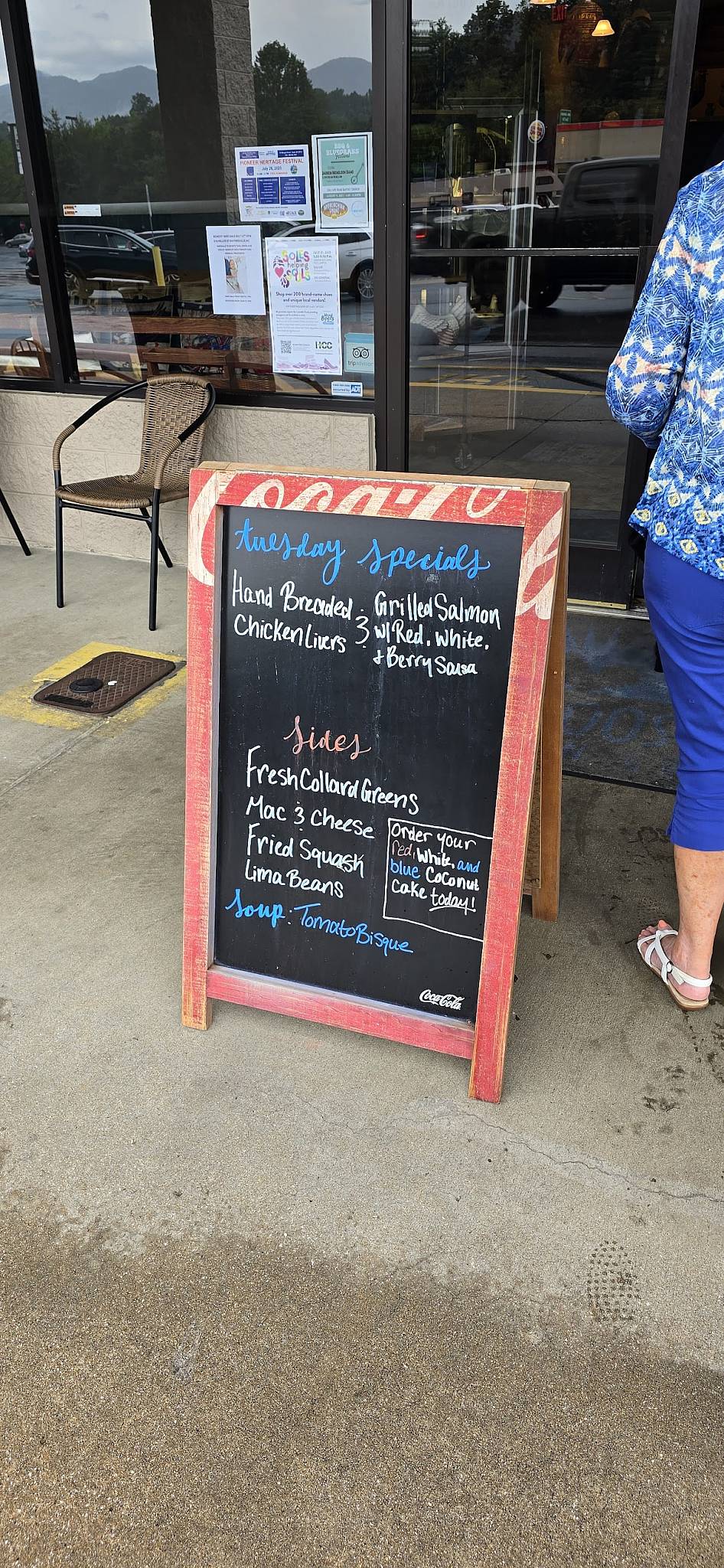 Menu at Blue Rooster Southern Grill restaurant, Lake Junaluska