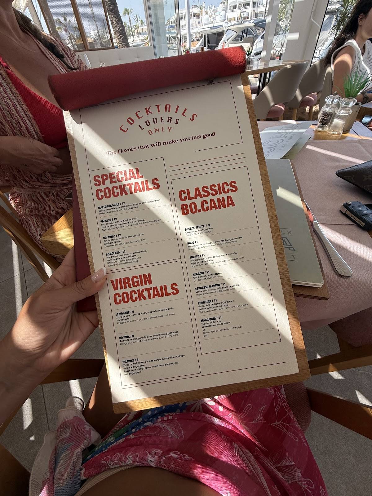 Menu at Bocana Tapas Restaurant Cala d'Or, Cala D'or