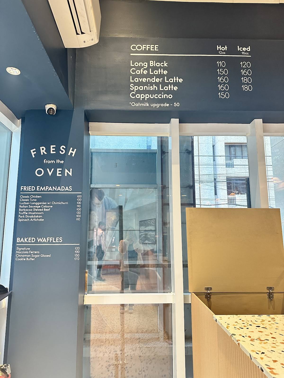 Menu at Bon Bakery Manila, Makati