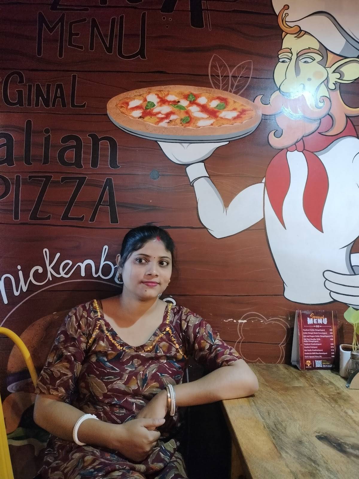 Menu at Bong Pizza-Yummy Foods, Ghatal