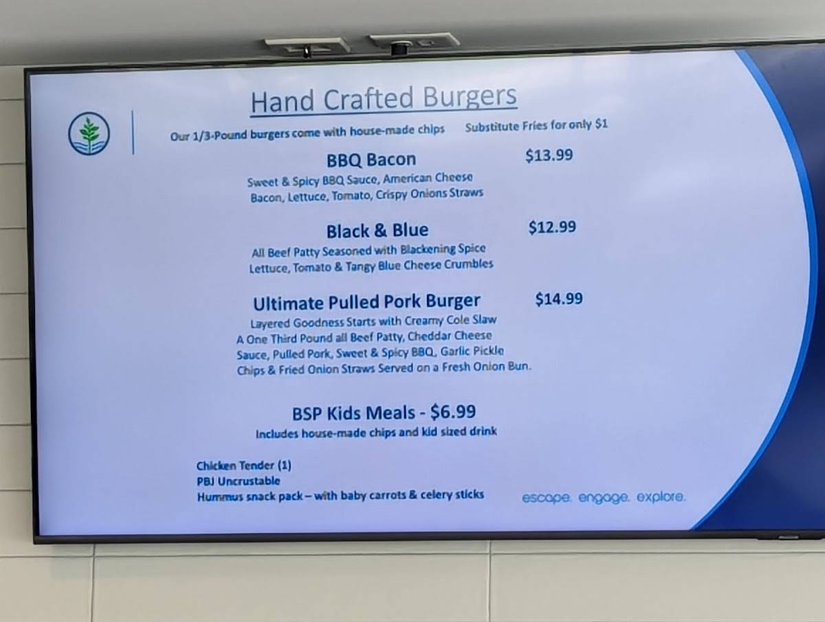 Menu at The Depot (Bonnet Springs Park Restaurant), Lakeland