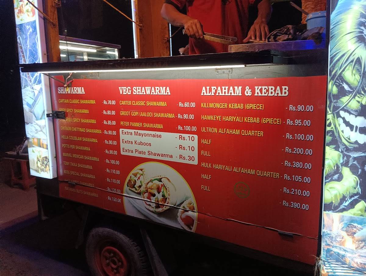 Menu at Boss Shawarma, Chennai Menu at Boss Shawarma, Chennai