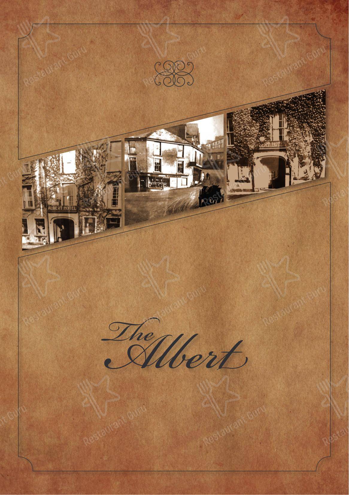 Menu at The Albert pub & bar, Windermere