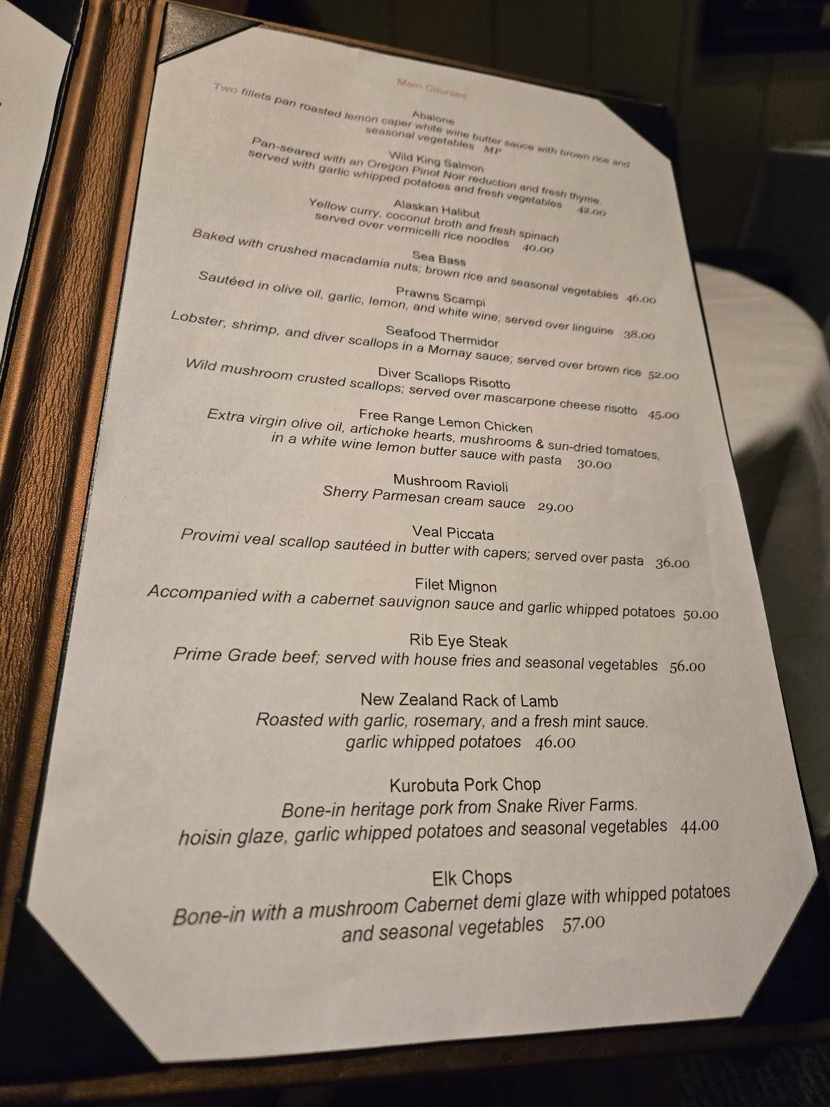 Menu at Bricks pub & bar, Reno