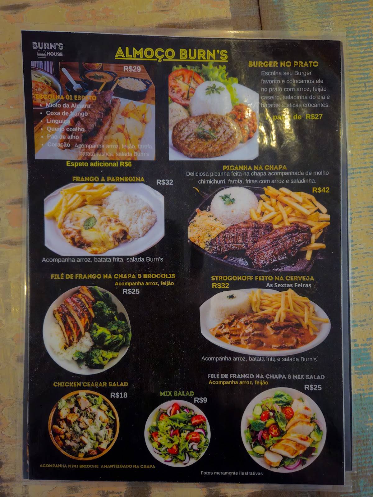 Menu em Burns House Interlagos restaurante, São Paulo