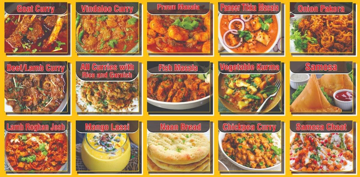 Menu at Butter Chicken Box restaurant, Warkworth