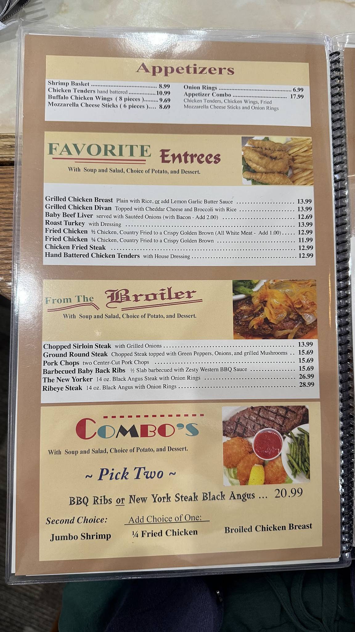 Menu at Butterfly Family Restaurant, Rochelle