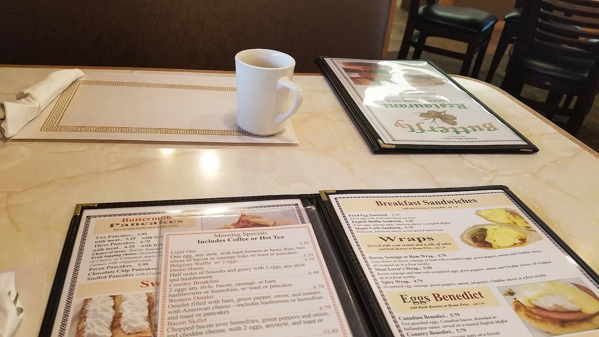 Menu at Butterfly Family Restaurant, Rochelle