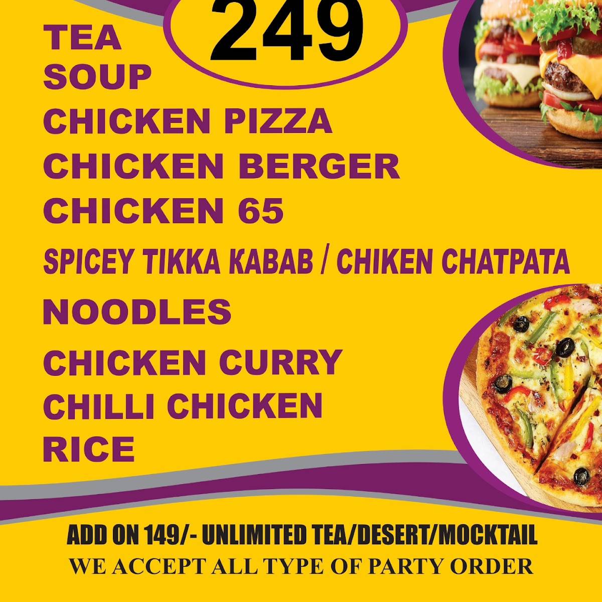 Menu at CHAYER BARI MADHYAMGRAM, Kolkata