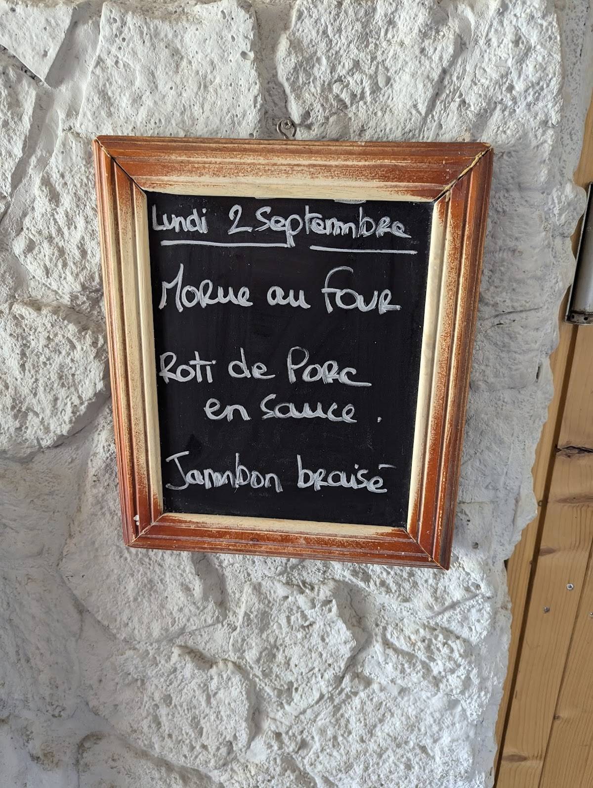 Menu at CHEZ MARIA pub & bar, Angoulême