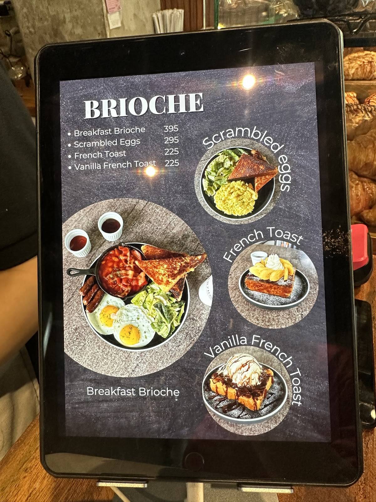 Menu at Anthony’s Cafe, Cebu City