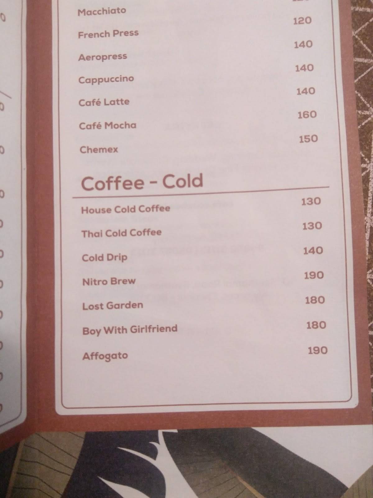 Menu at Cafe CakeBee, Chennai, Old no.47
