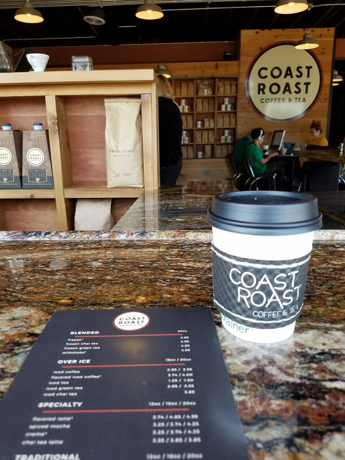 Menu at Coast Roast Coffee & Tea cafe, Gulfport, 25th Ave