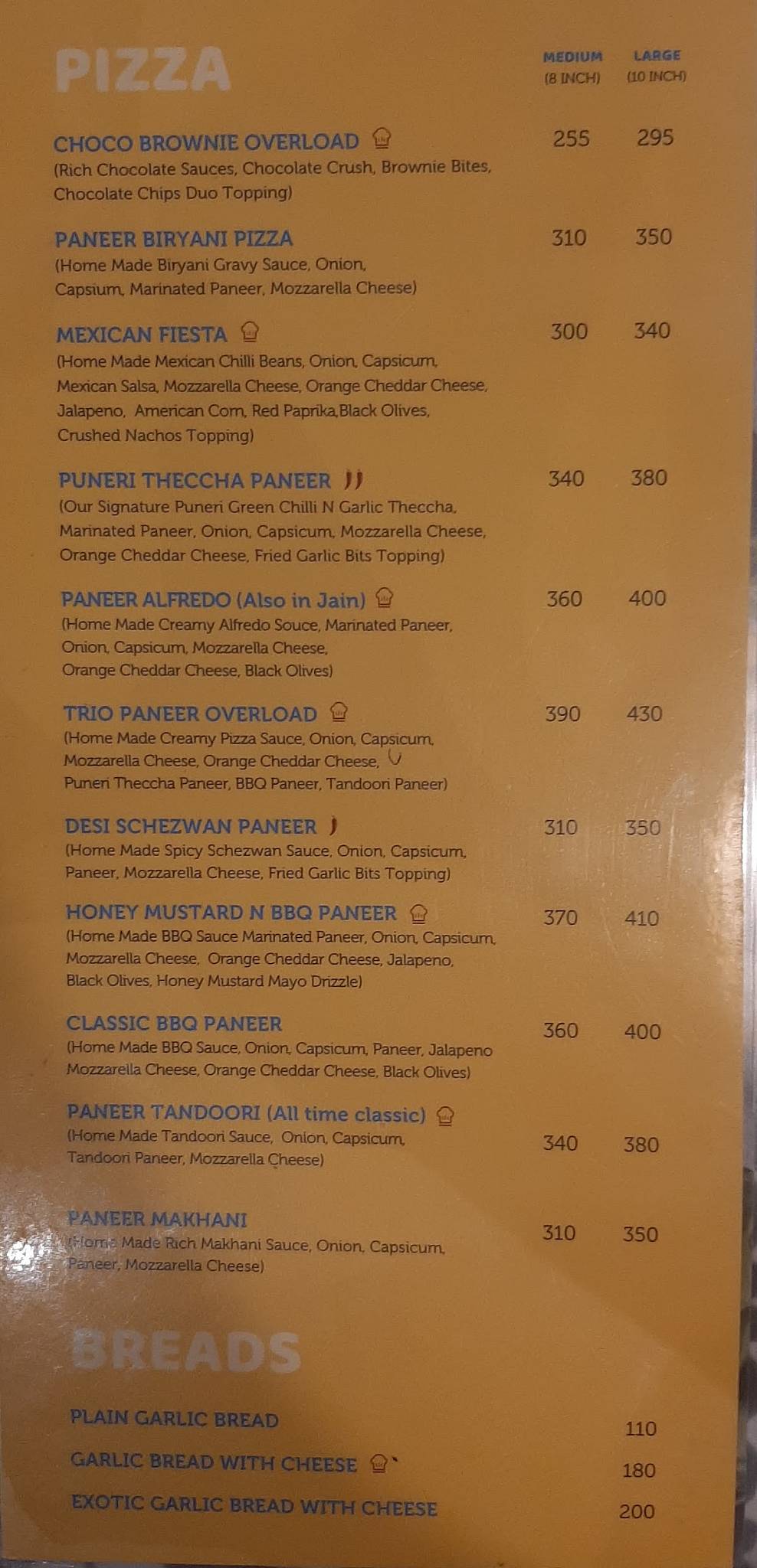 Menu at Crazy Cheesy Cafe- Salunkhe Vihar, Pune