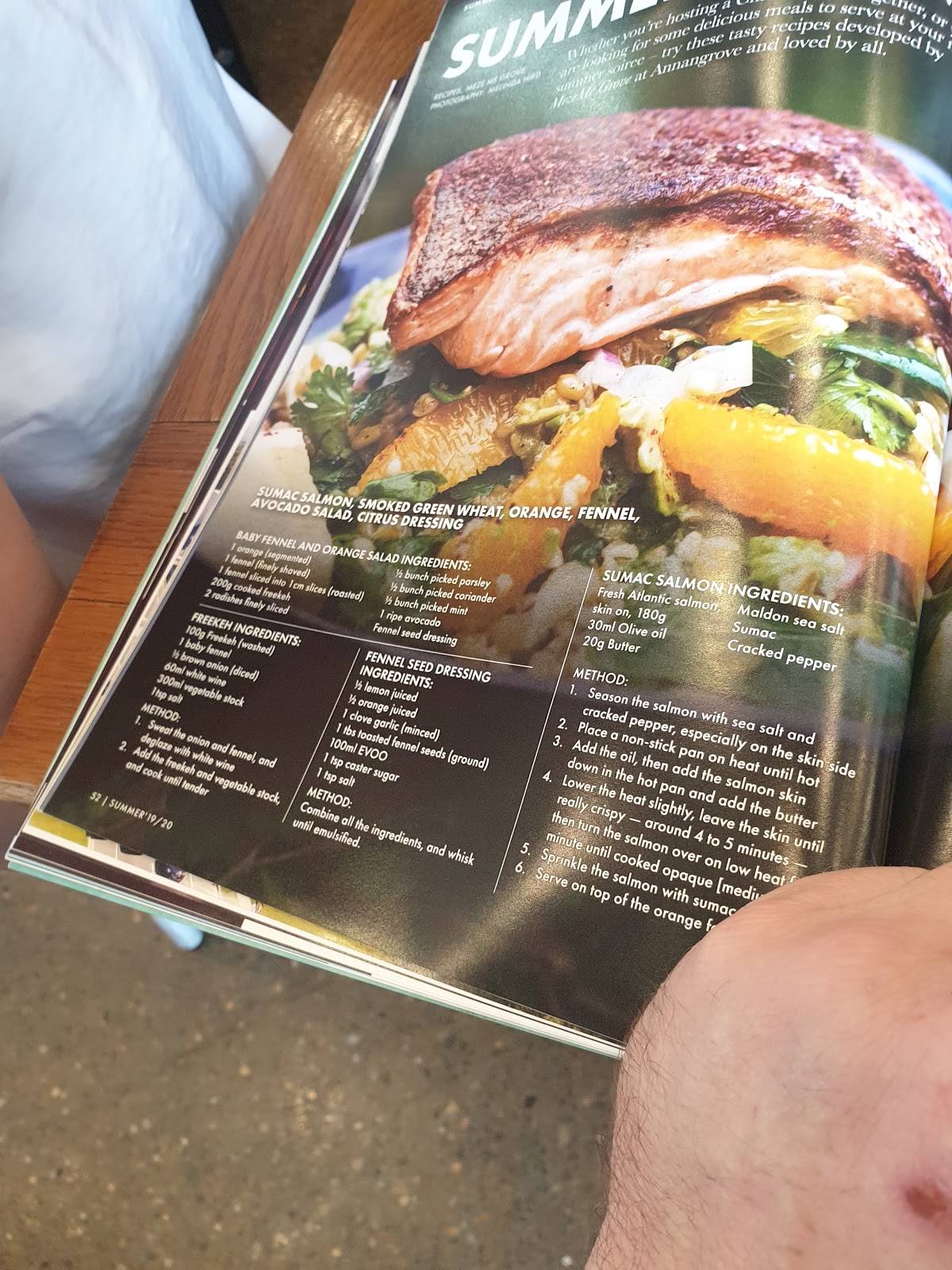 Menu at Jack Little cafe, Penrith