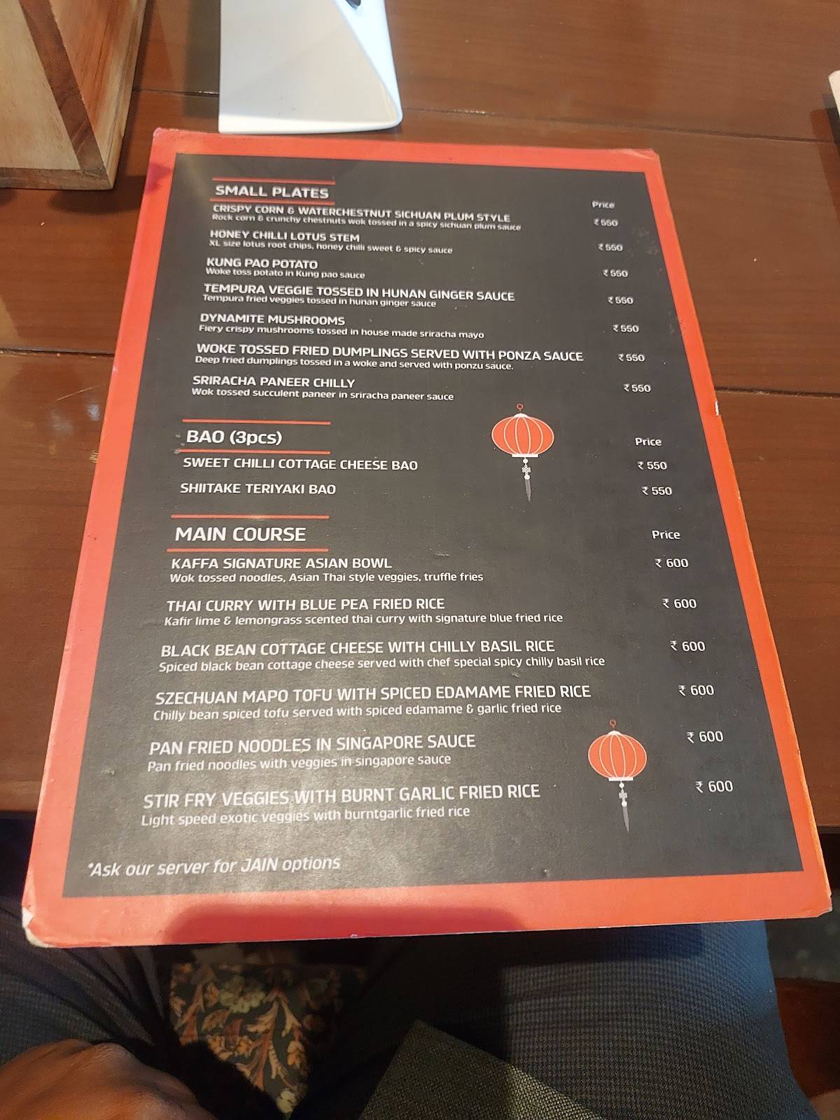 Menu at Kaffa Coffee Roasters, Ahmedabad, Kaffa Coffee Roasters oppo Atira