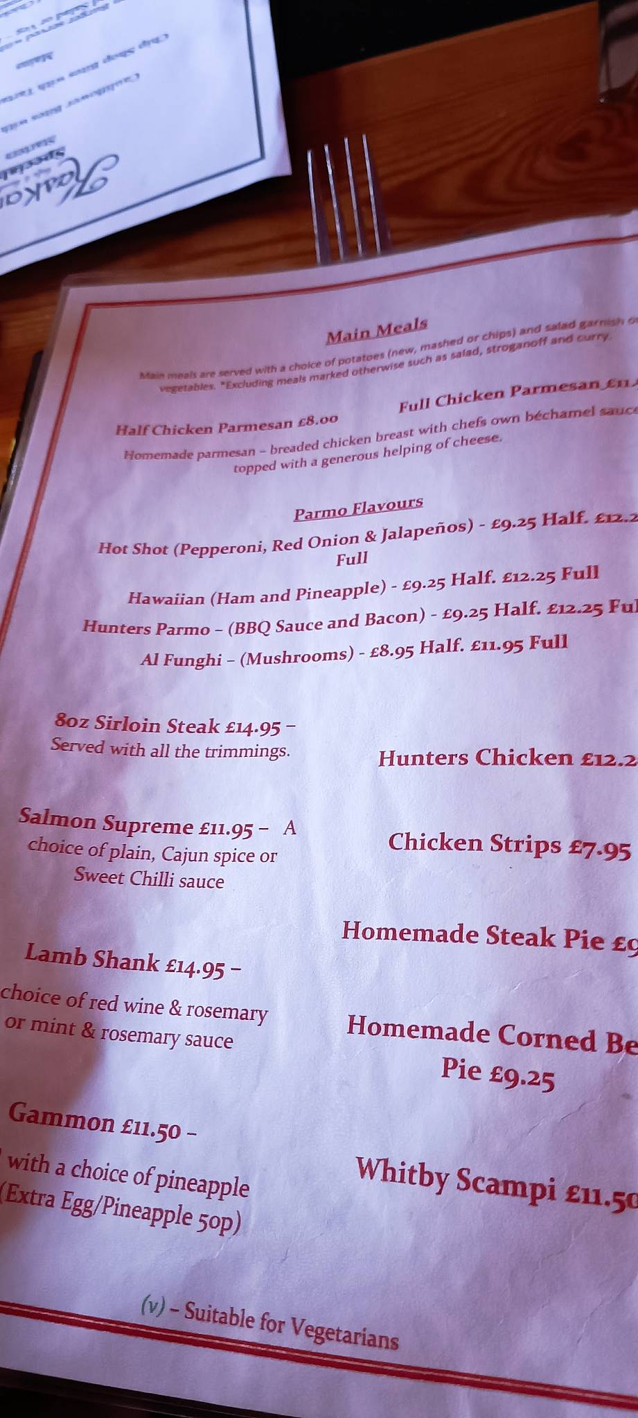 Menu at KasKane Cafe & Covells Bar, Skinningrove