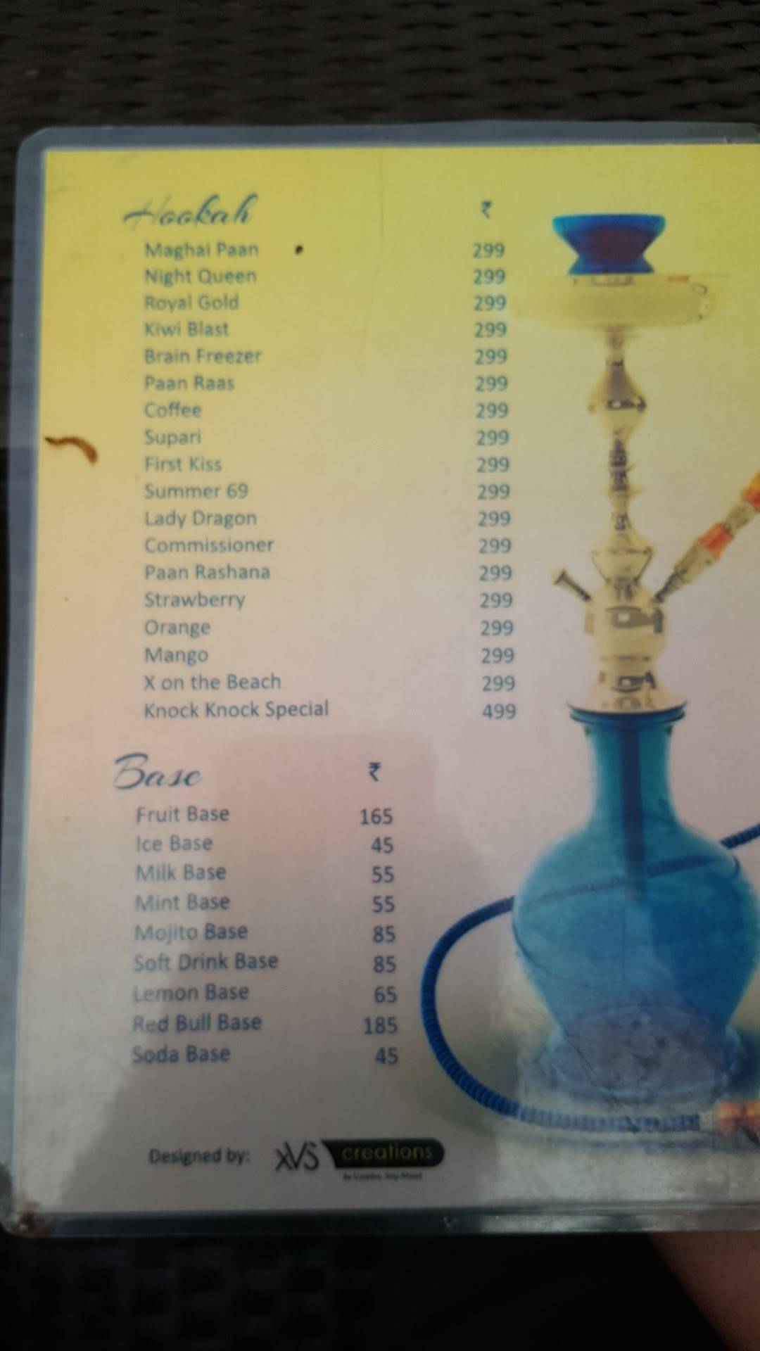 Menu at Knock Knock Cafe, Lucknow, Kapoorthala road