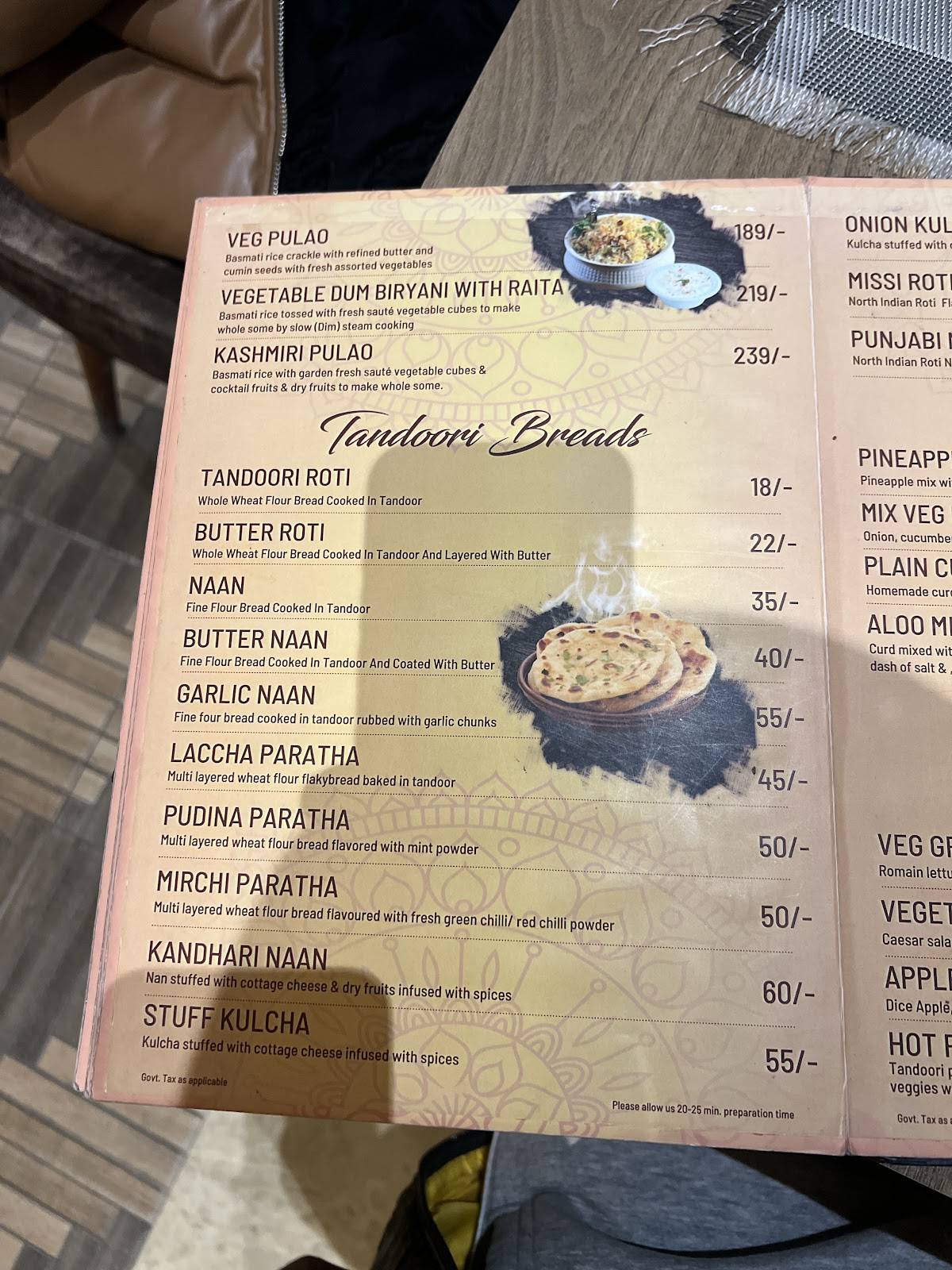 Menu at Shri Naivedyam Sweets & Bakers, Ferozepur Cantt